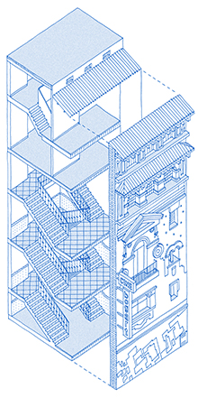 Barrio de las Letras map - Guillermo Trapiello